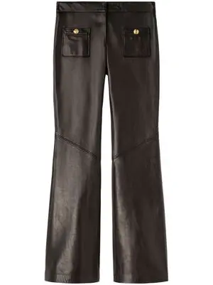 Palm Angels Black Wash Pants For Women