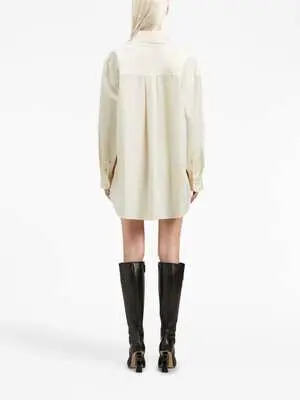 Palm Angels Palms-embroidered Poplin Shirt