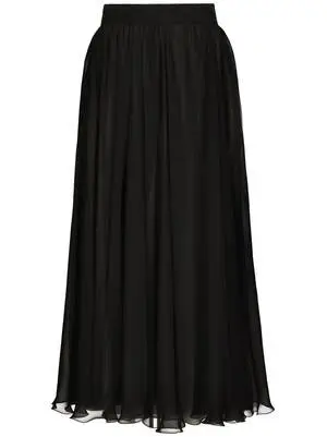 Black Chiffon Skirts