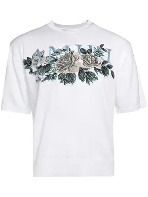 Amiri Logo-print Cotton T-shirt