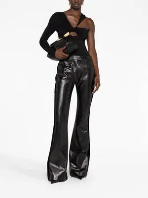 TOM FORD Flared Leather Trousers