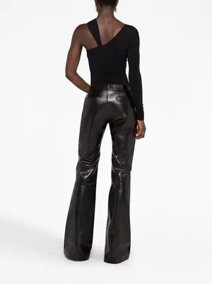 TOM FORD Flared Leather Trousers