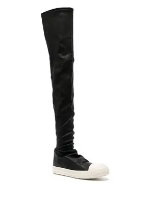 Rick Owens Stocking Over-the-kee Boots - Black