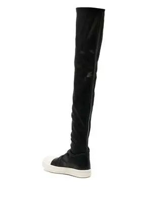 Rick Owens Stocking Over-the-kee Boots - Black