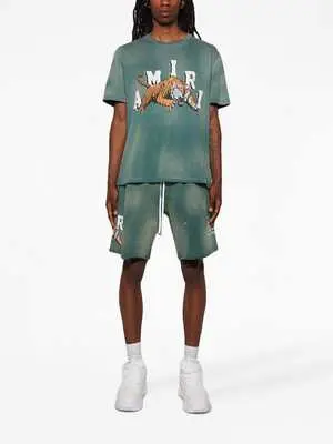 Amiri Vintage Tiger Logo-print Shorts