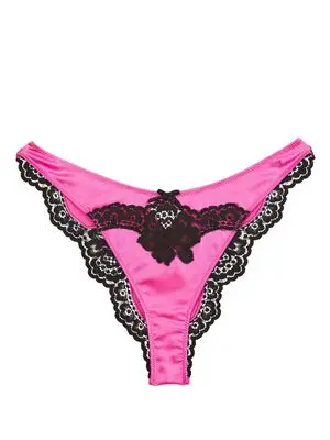 FLEUR DU MAL All About Eve Cheeky Briefs - Pink
