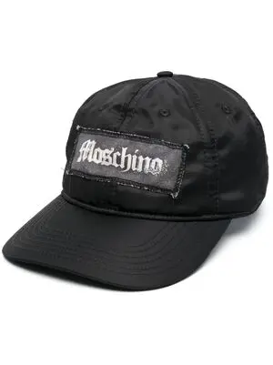 Moschino Logo-patch Cap - Black