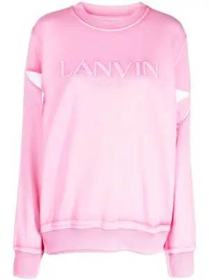 Lanvin Drop Shoulder Sweatshirts Hoodies For Women