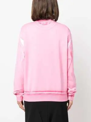 LANVIN Embroidered Logo Crew-neck Sweatshirt