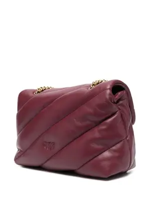 Pinko Love Puff Quilted Leather Shoulder Bag