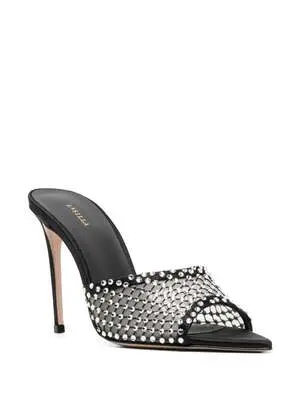 LE SILLA 100mm Gilda Crystal-embellished Sandals