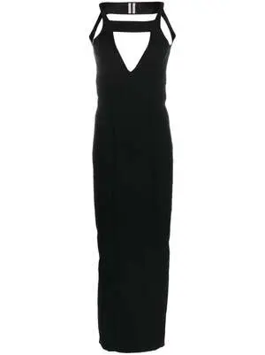 Rick Owens Cut-out Maxi Dress - Black