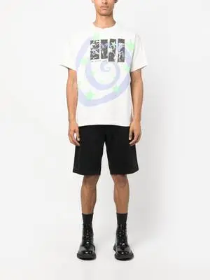 SAINT MXXXXXX Graphic-print Cotton T-shirt