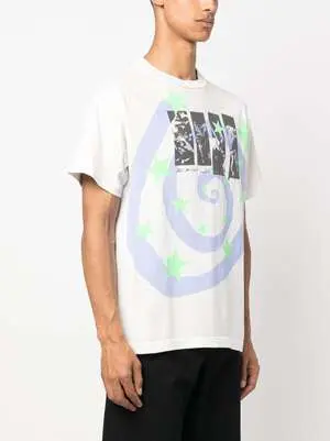SAINT MXXXXXX Graphic-print Cotton T-shirt