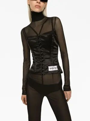 Dolce & Gabbana Re-edition Sleeveless Bustier Top