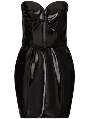 Dolce & Gabbana High-shine Mini Dress