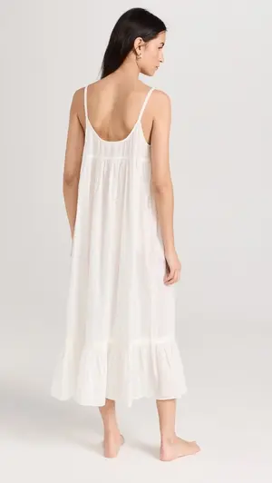 The Great. The Eyelet Ruffle Tank Night Dress