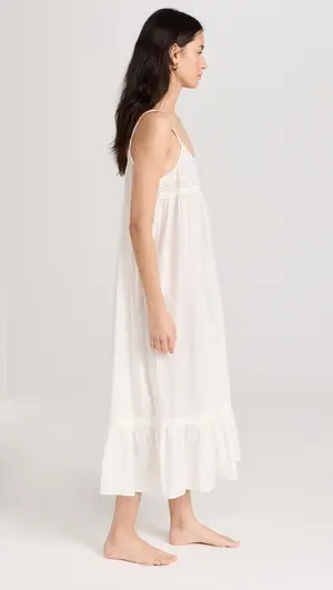 The Great. The Eyelet Ruffle Tank Night Dress