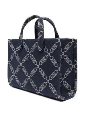 Michael Kors Gigi Empire Logo-jacquard Tote Bag