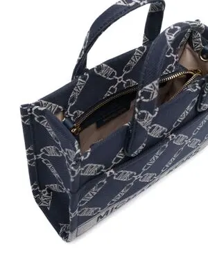 Michael Kors Gigi Empire Logo-jacquard Tote Bag