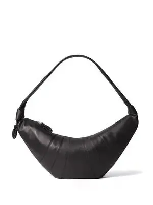 LEMAIRE Croissant Bag In Leather - Brown