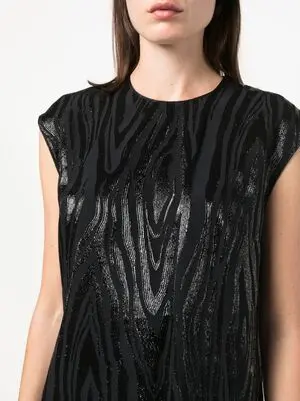 Stella McCartney Moire-effect Tank Top