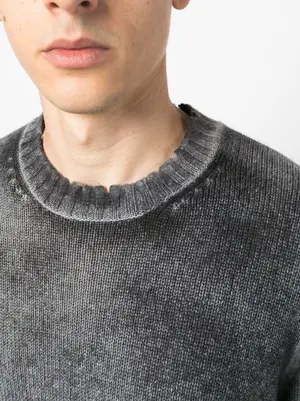 Avant Toi Faded-effect Cashmere Jumper
