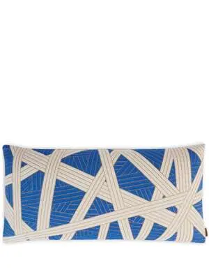 Missoni Nastri Rectangular Cushion - Blue