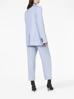 Stella McCartney Flannel Single-breasted Blazer - Blue