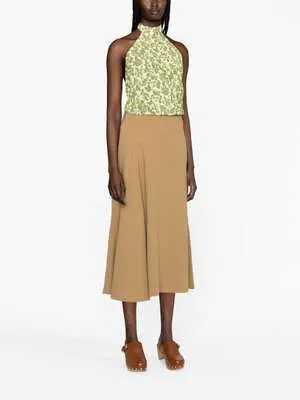 Etro Floral-print Halterneck Top