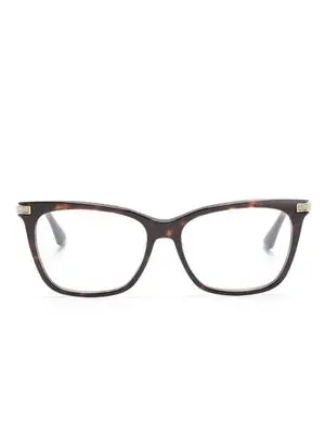 JIMMY CHOO Cat-eye Glasses - Brown