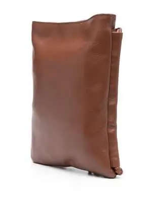 Hereu Trena Interwoven Leather Bag - Brown
