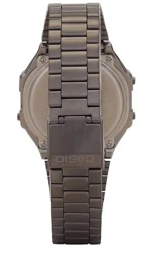 Casio Vintage A168 Series Digital Watch - Gunmetal Grey