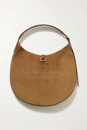 Polo Ralph Lauren Polo Id Medium Suede Shoulder Bag