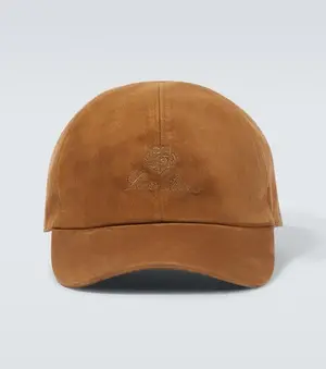 Loro Piana Suede Baseball Cap - Brown