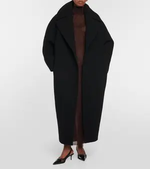 Alaïa High-neck Knit Maxi Dress