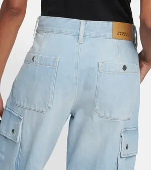 Isabel Marant Étoile Elore Denim Cargo Trousers