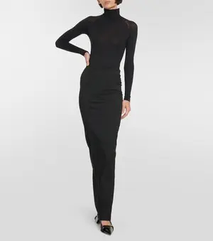 Alaïa Knit Maxi Skirt