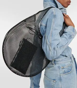 Alaïa Medium Mesh Tote Bag - Black