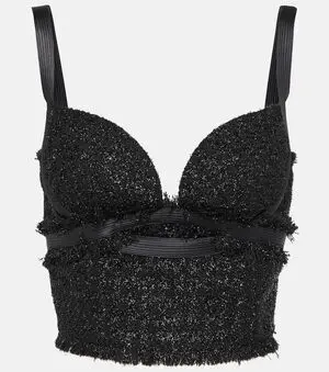 Versace Bouclé Bustier