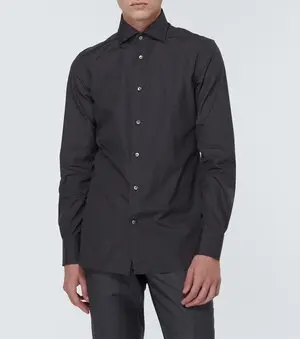 Zegna Cotton Shirt - Grey