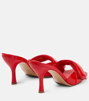 GIA BORGHINI Alodie Patent Leather Mules