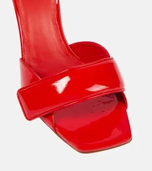 GIA BORGHINI Alodie Patent Leather Mules