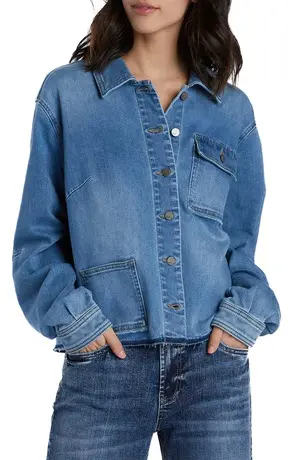 WASH LAB DENIM Maddie Denim Jacket - Honor Blue