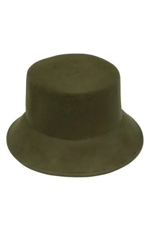 Eugenia Kim Jonah Wool Bucket Hat - Olive
