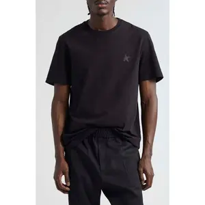 GOLDEN GOOSE Star Collection Cotton Graphic T-shirt - Black