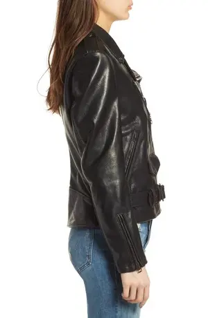 SCHOTT Lightweight Leather Moto Jacket