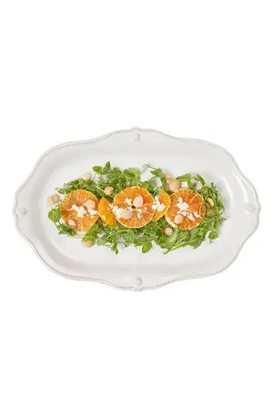JULISKA Berry & Thread Scalloped Platter - Whitewash
