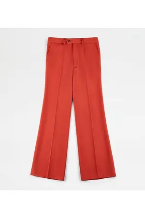 TOD'S Pants In Wool - Red