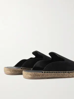 TOM FORD Barnes Suede Backless Espadrilles